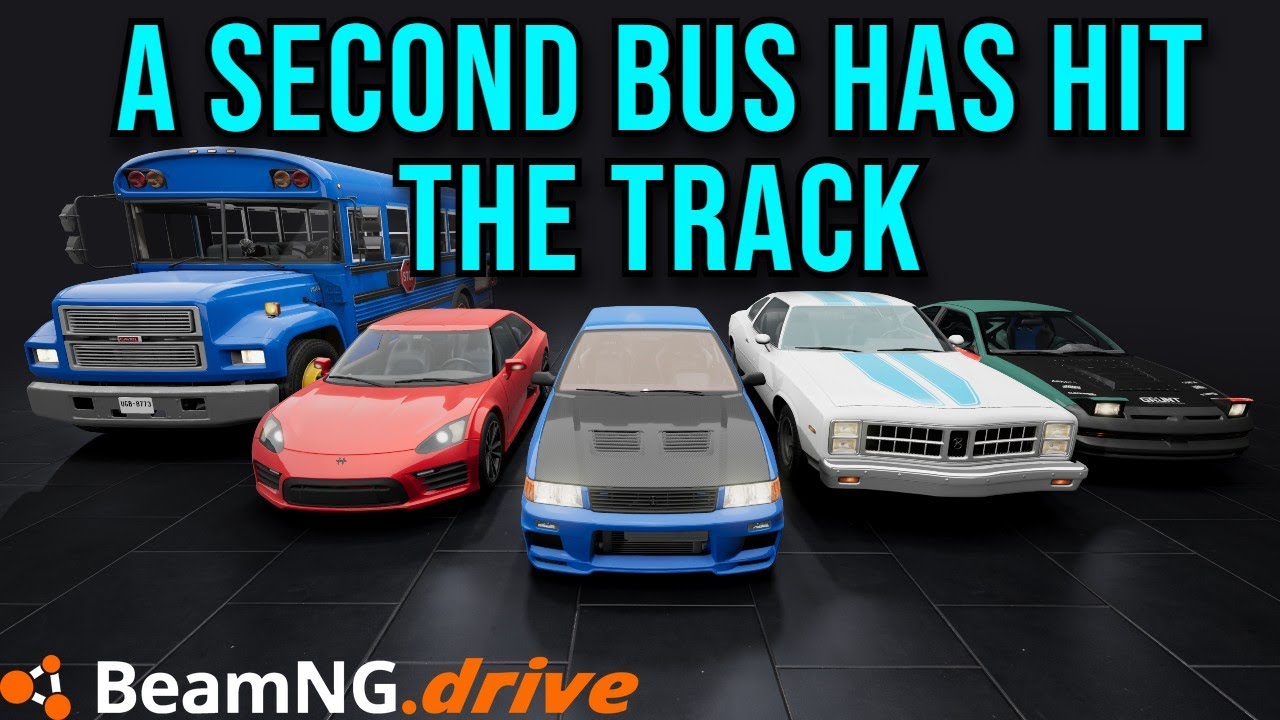 A second bus has hit the track | Hot Laps [12] - BeamNG.drive - YouTube