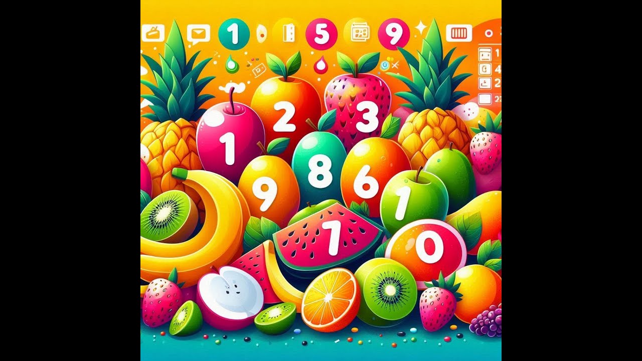 "Counting 1 to 10 with Fruits | Fun Learning for Kids" - YouTube
