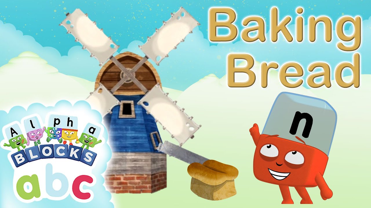 @officialalphablocks Baking Bread 🍞 | Thanksgiving | Phonics | Learn to ...