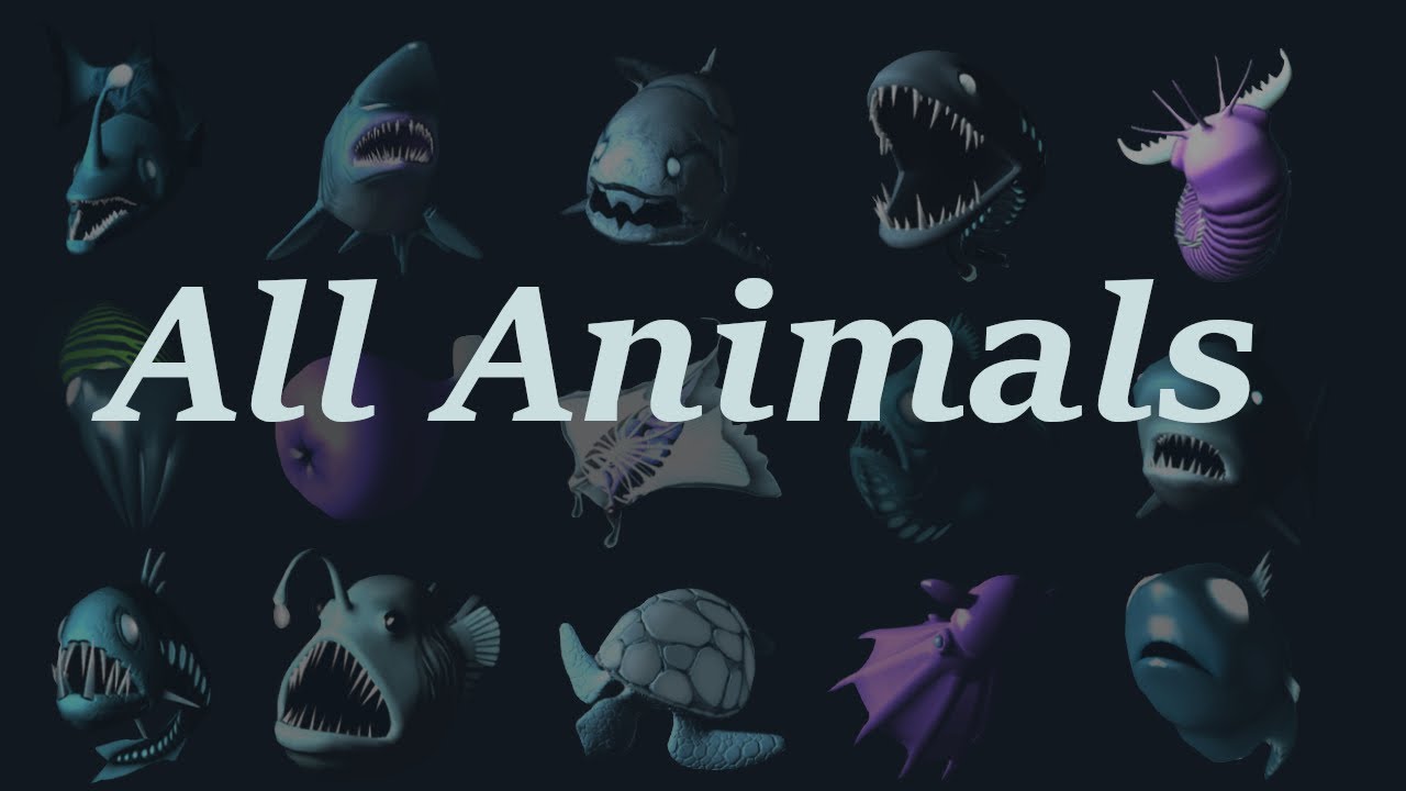 Seashine All Animals and Plants | Full Bestiary - YouTube