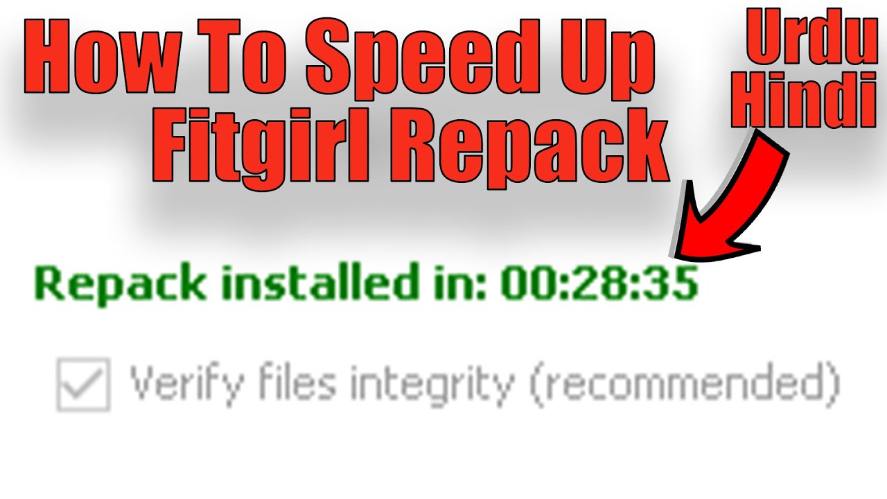 How To Speed Up Fitgirl Repack - YouTube