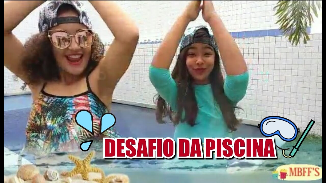 DESAFIO DA PISCINA! *TROCA DE ROUPA! - YouTube
