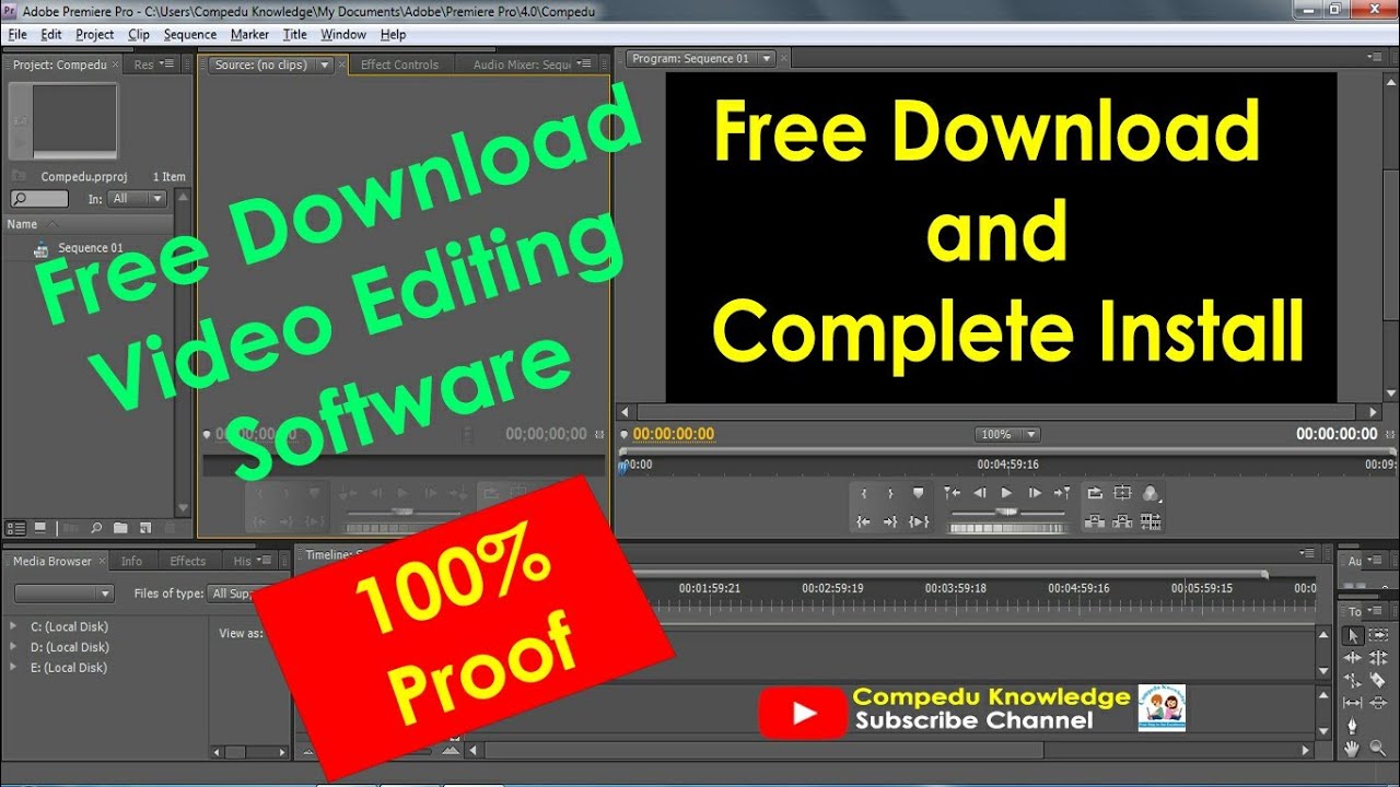 Best video editing software use for YouTube Free Download and Install ...