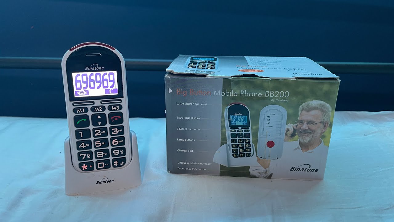 Binatone Big Button Mobile Phone BB200 In 2024 - YouTube
