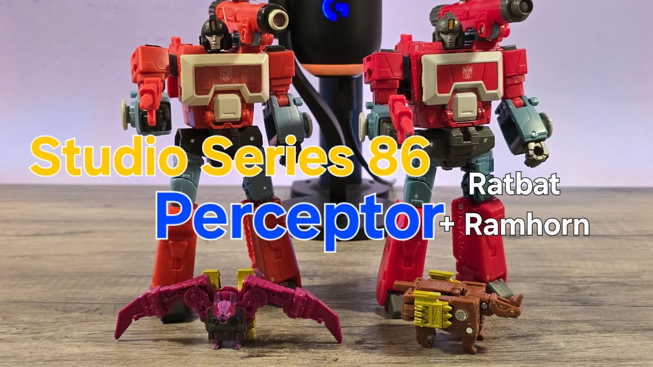Target Exclusive Transformers Studio Series 86 Perceptor Ratbat and ...