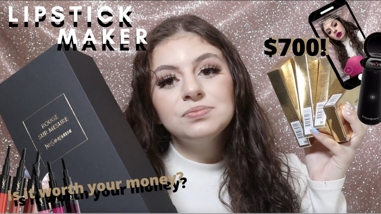 Reviewing the new YSL lipstick machine! IS IT WORTH IT? - YouTube