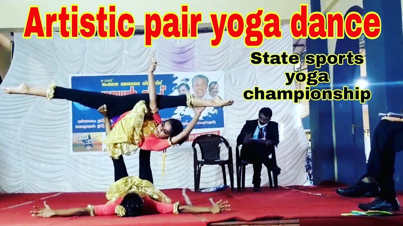 6th State Sports yoga championship performance 2021 | Artistic pair ...
