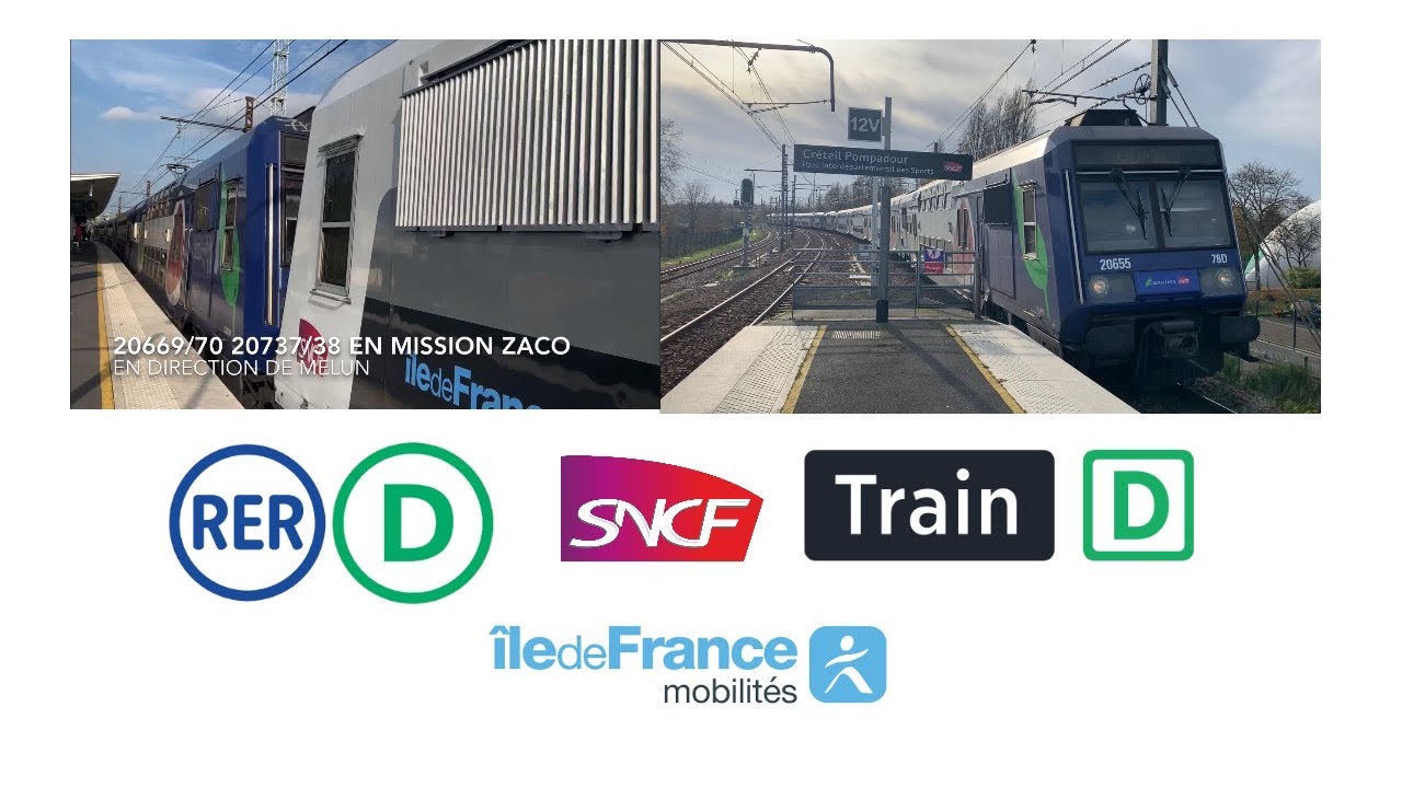 ( RER D ) Les différentes stations de la Ligne D du RER dans le Val-de ...