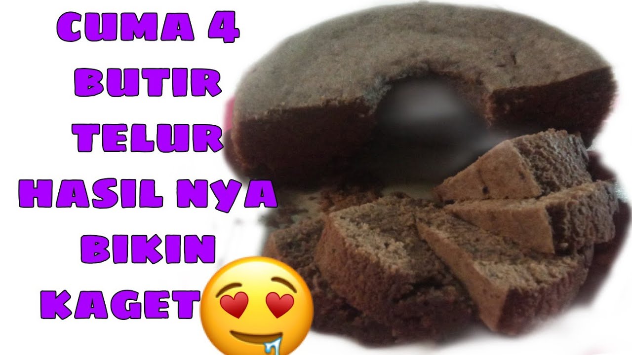 cuma dengan 4 butir telur hasil nya wow - YouTube