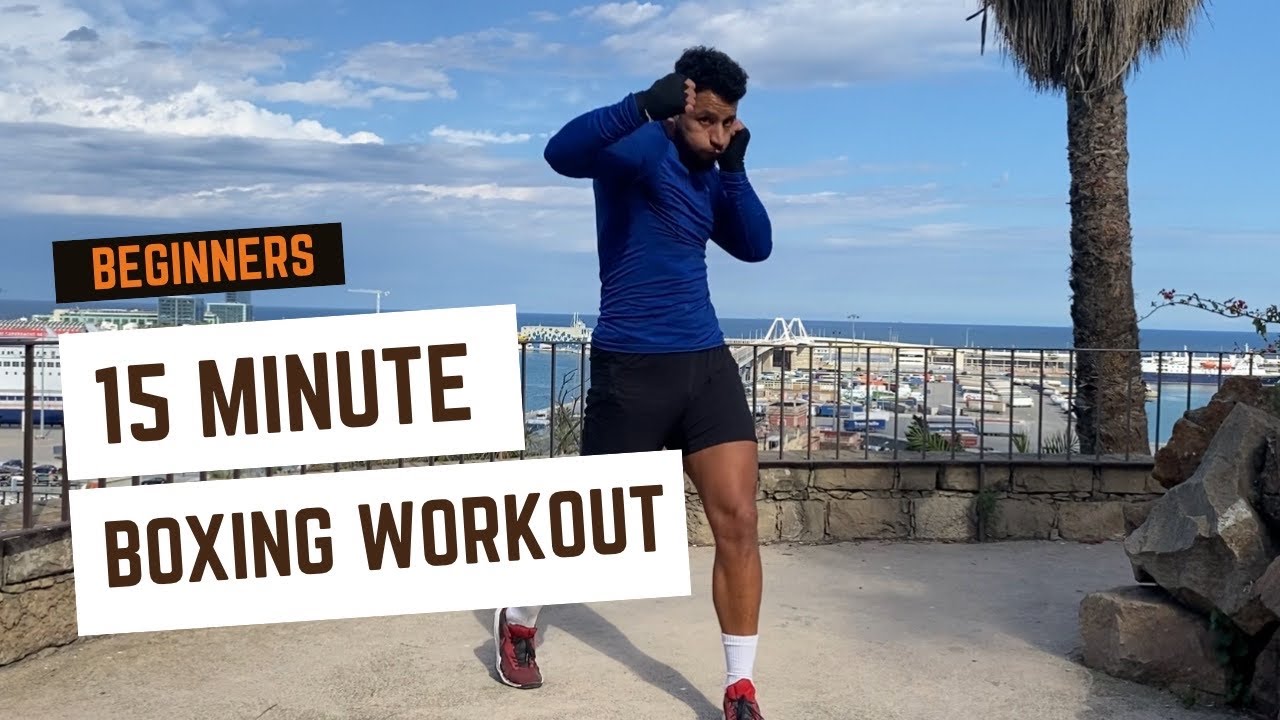 15 MIN BOXING WORKOUT FOR BEGINNERS AT HOME - YouTube