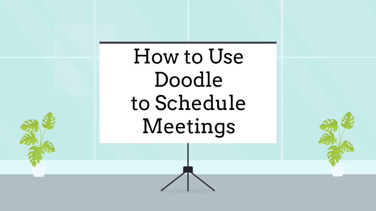 How to Use Doodle to Schedule Meetings - YouTube