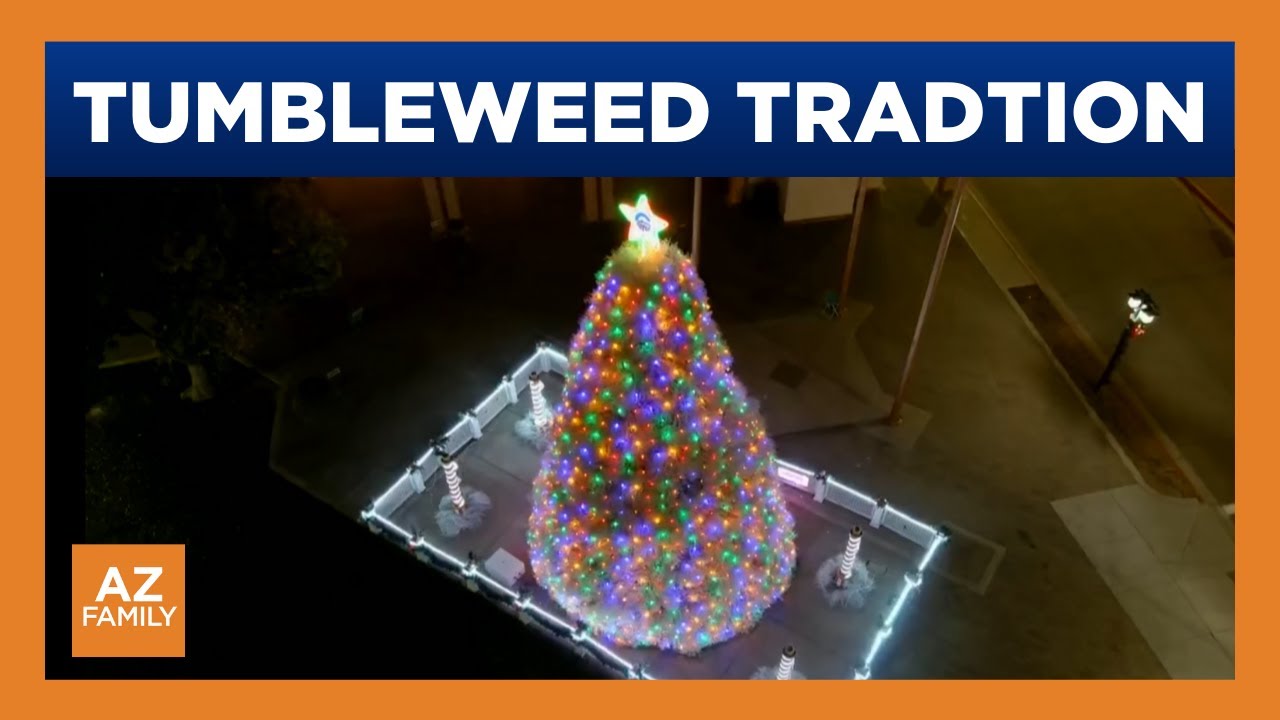 How the iconic tumbleweed Christmas tree in Chandler was made - YouTube