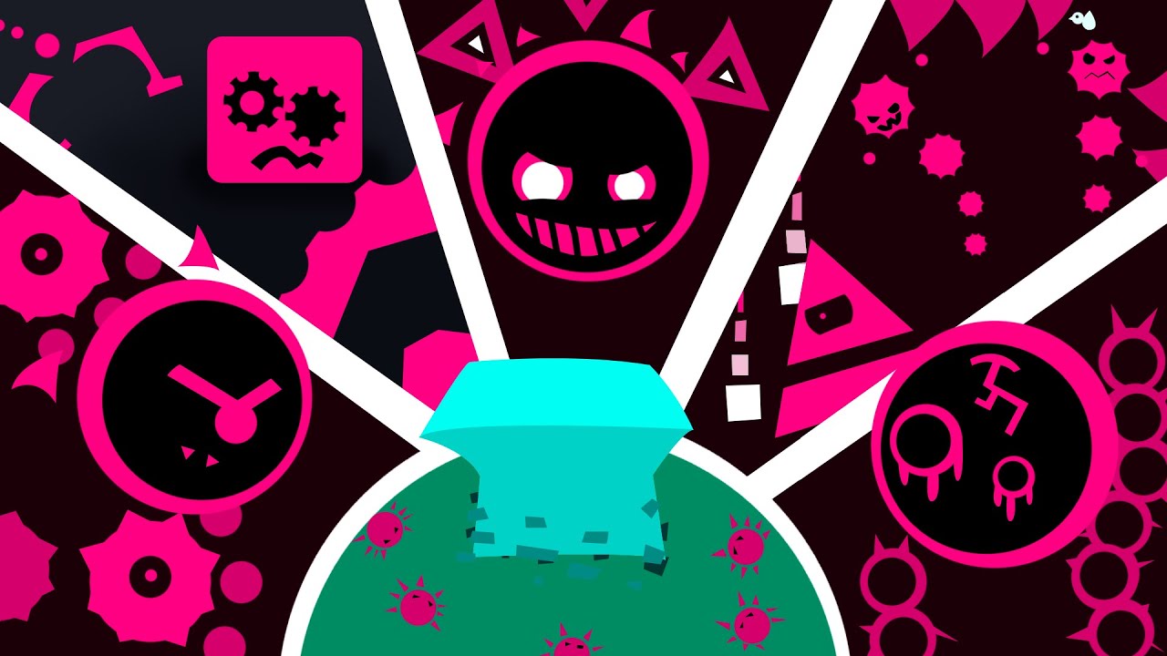 Just Shapes & Beats | All Bosses (Hardcore) (S Rank) And Animations ...