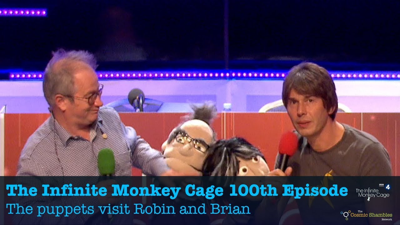 The Infinite Monkey Cage turns 100 - Robin Ince and Brian Cox - YouTube