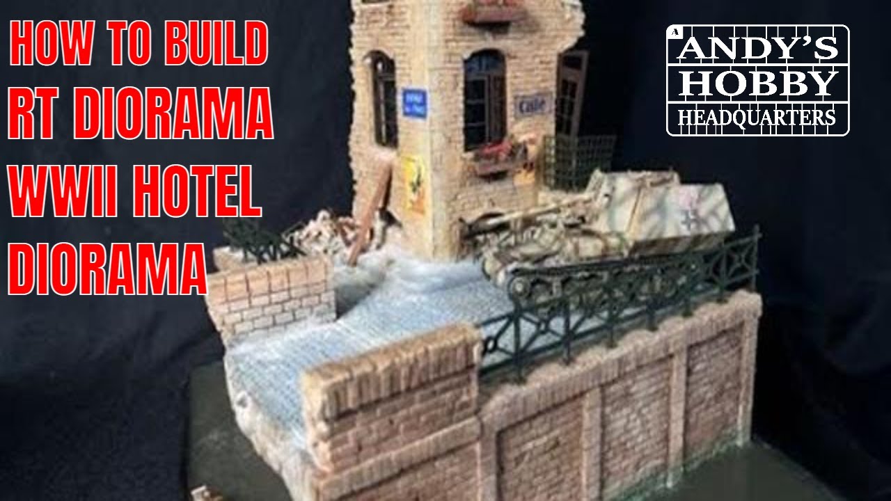 Building the WWII French Cafe Diorama - YouTube
