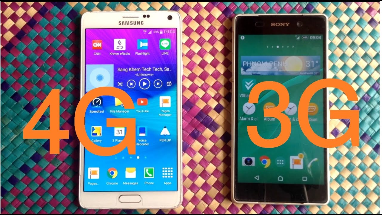 3G vs 4G internet speed test of smart mobile company ...