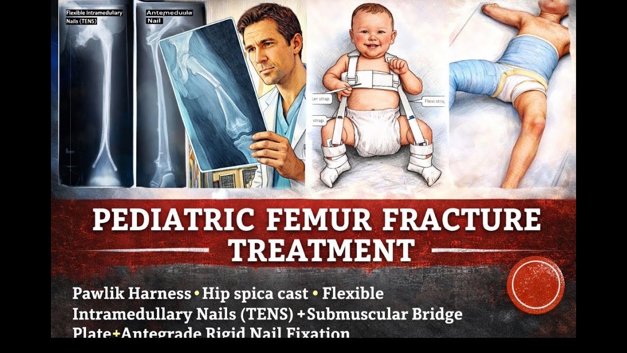 Pediatric femur fracture diagnosis and treatment . - YouTube