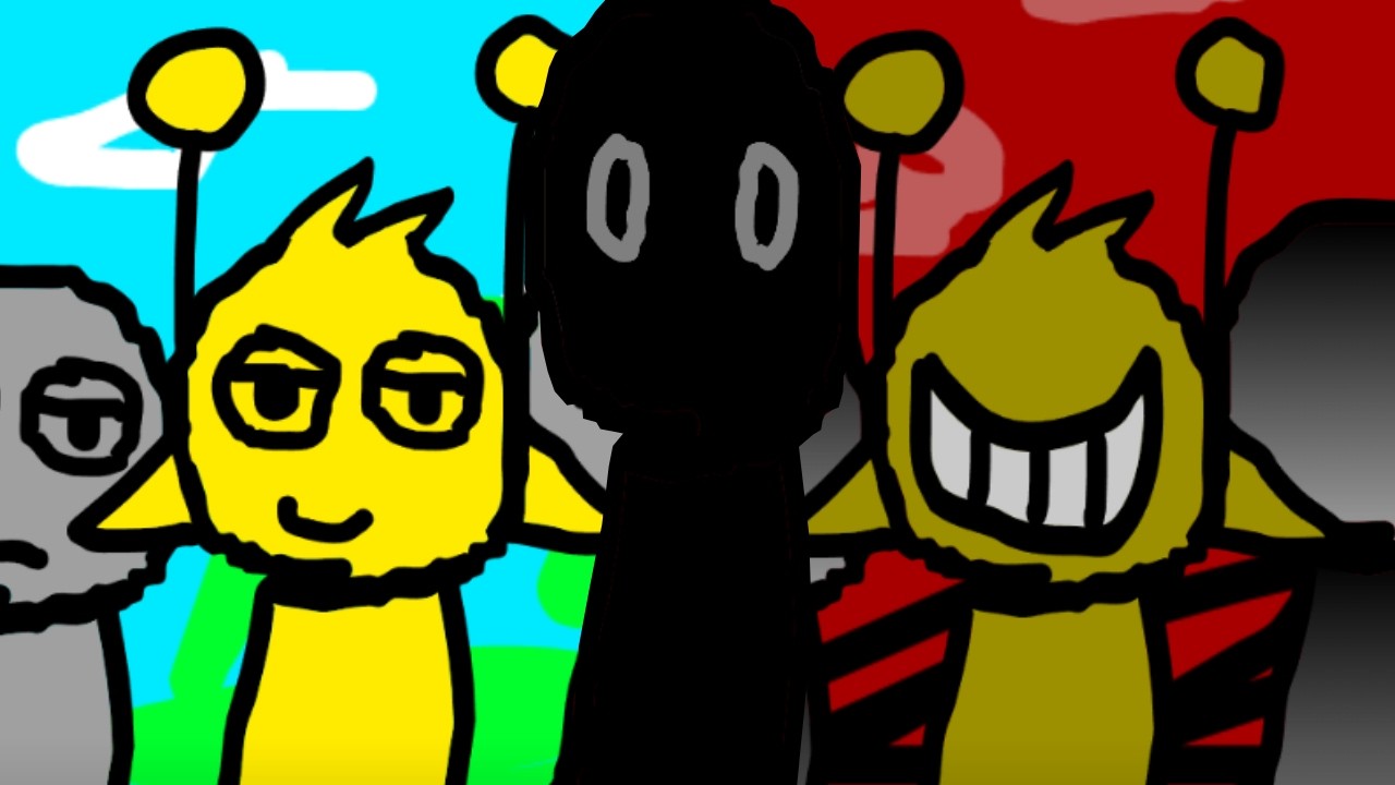 SPRUNKI PERO SON DIBUJOS HECHOS EN PAINT | Sprunki - YouTube