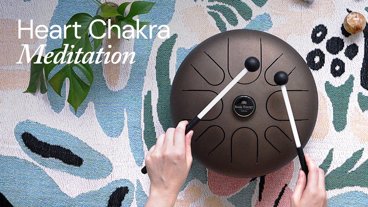 Heart Chakra Meditation | Sound Bath Therapy w. Tongue Drum [HD Audio ...