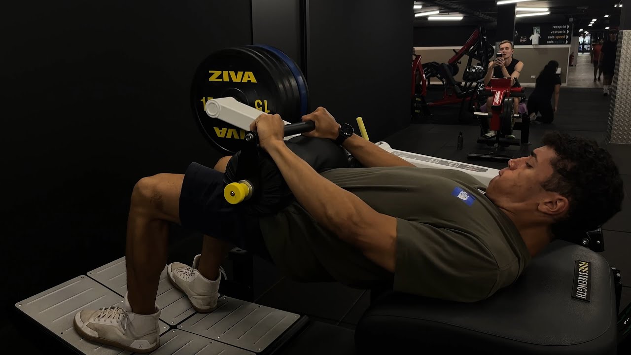 Post Barcelona Chinese Food Leg Workout | Cut Day 107 - Lower - YouTube