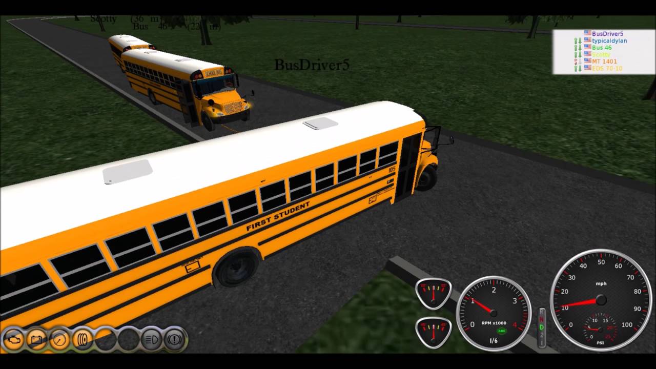 Rigs of Rods - Routes with Scotty, TG, Dylan, and Conner Bus 46 - YouTube