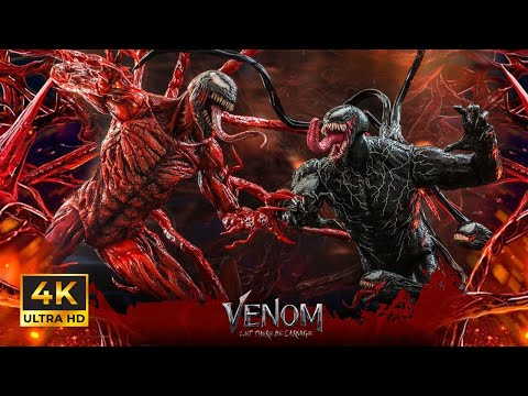 Venom vs Carnage - Full Fight Scene | [4K] HDR | Venom Let There Be Carnage 2021
