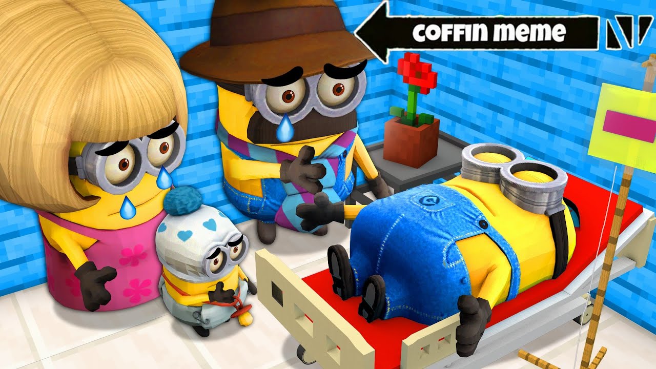 WHAT HAPPENED TO MINIONS FAMILY IN HOSPITAL in MINECRAFT - Scary Minion ...