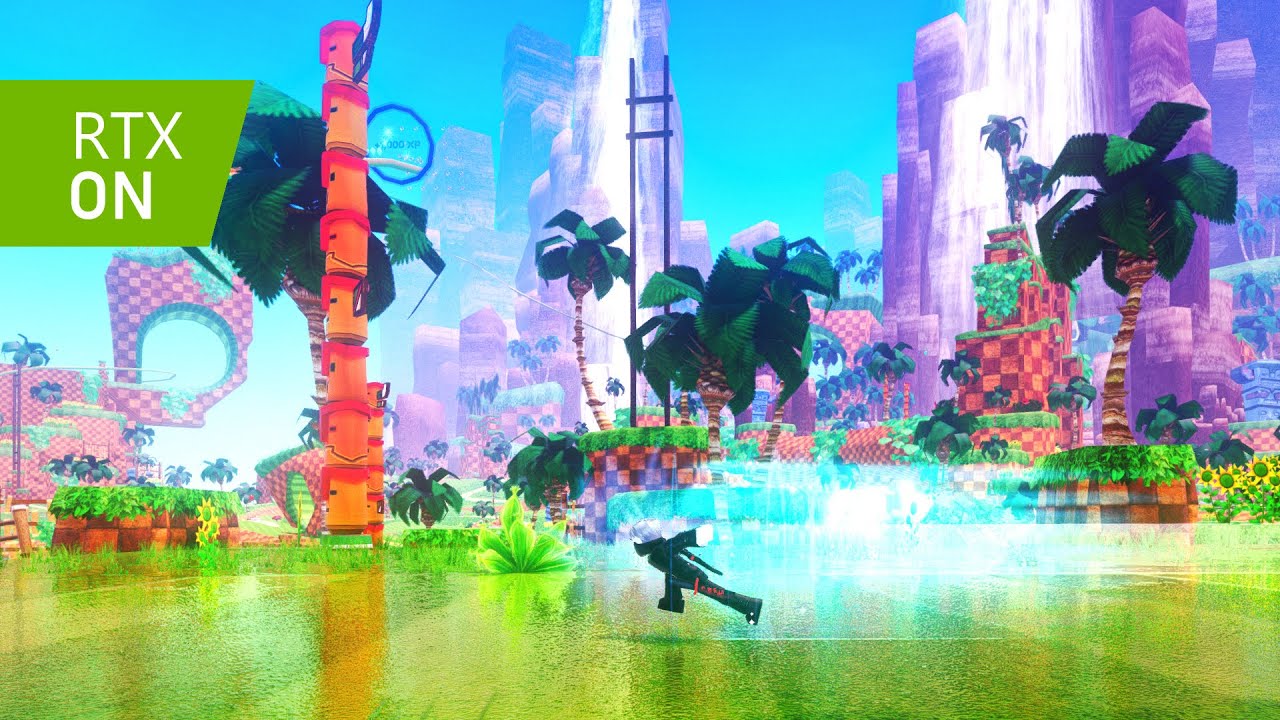 #1 Sonic Speed Simulator GREEN HILL with RTX Ray Tracing + ReShade ...