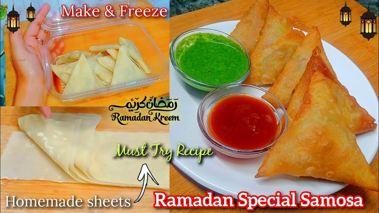 Ramzan special recipes | Chicken samosa recipe | Easy samosa patti ...
