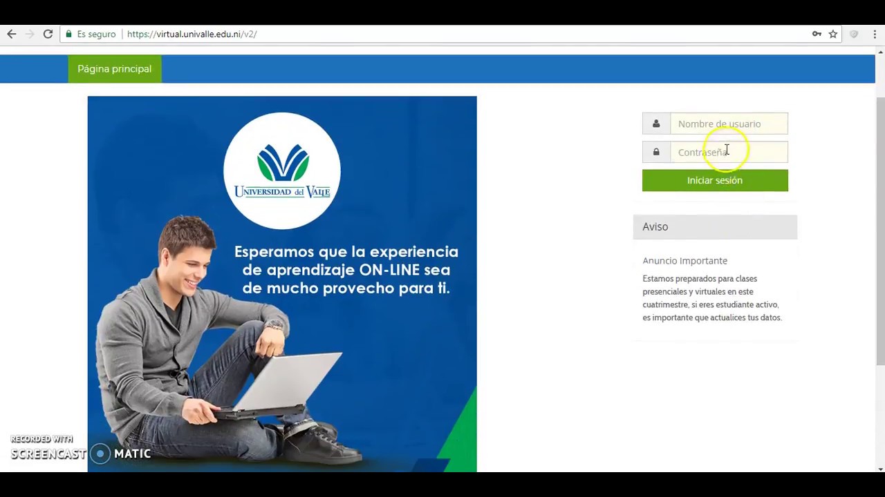 Plataforma Virtual UNIVALLE - YouTube