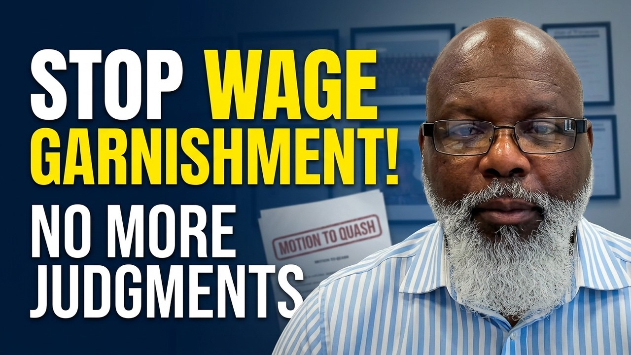 How to Stop Wage Garnishments from Debt Judgments - YouTube