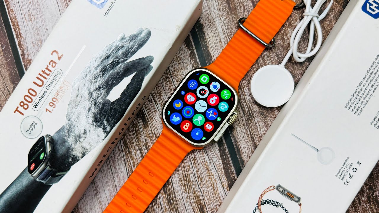 New T800 ULTRA 2 SmartWatch with 1.99 Inch Infinity Display! *Orange ...