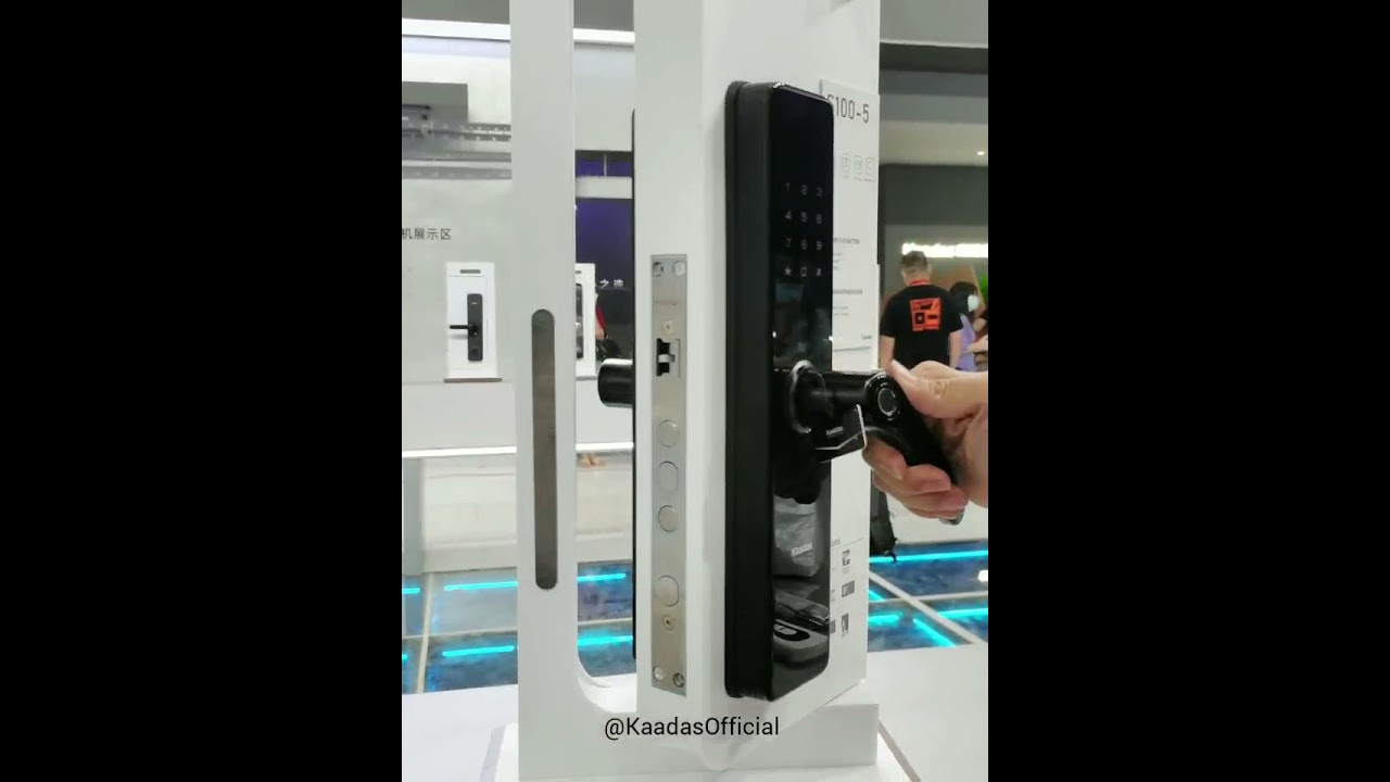 Kaadas S100 Smart Door Lock Demo Display - YouTube