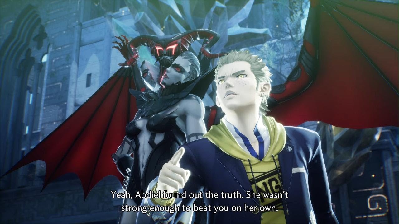 SHIN MEGAMI TENSEI V: Fallen Abdiel(Boss) - YouTube