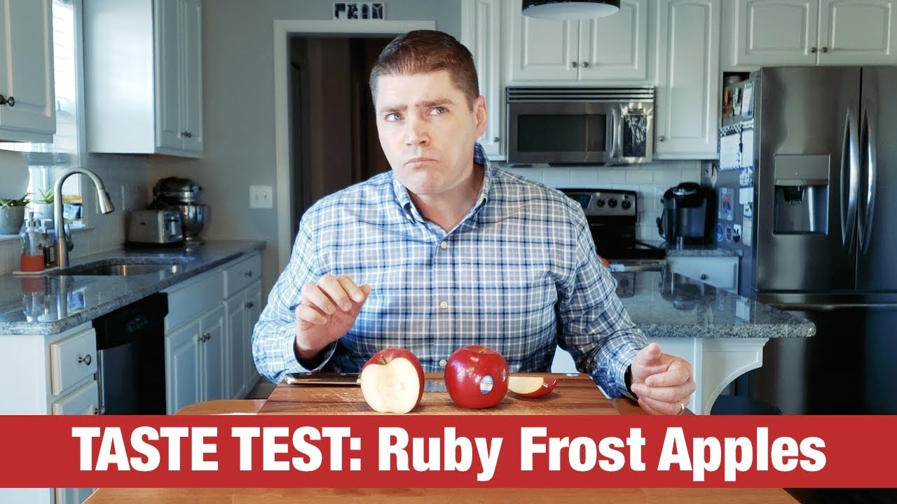 TASTE TEST: Ruby Frost Apples - YouTube