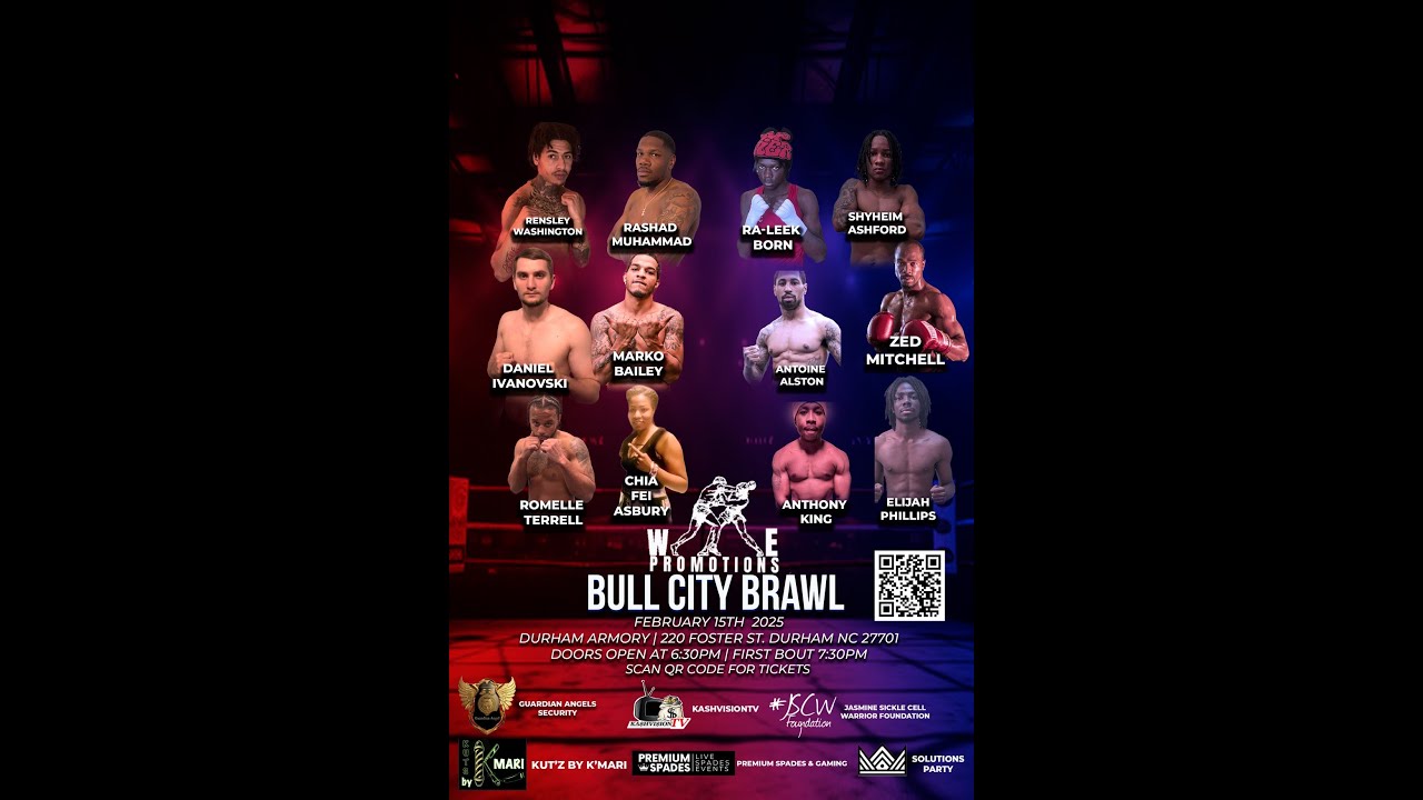 Bull City Brawl Main Event Marklin Bailey VS Vernon Alston - YouTube