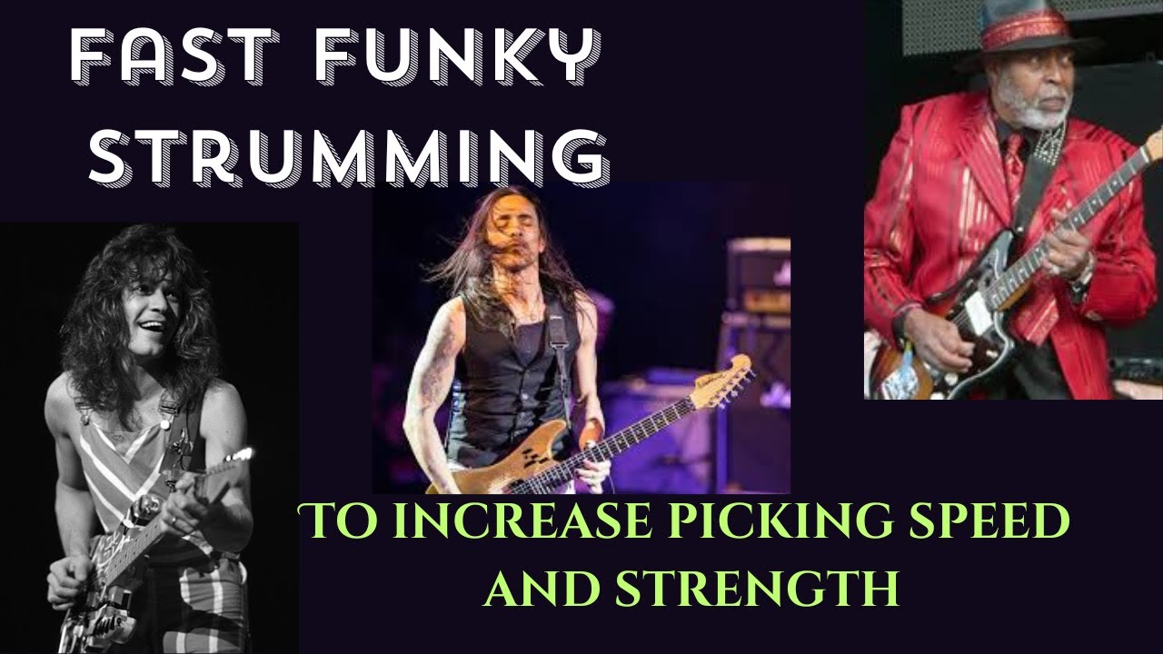 How to Play Fast Funk Rhythms on Guitar and Increase Picking Speed ...