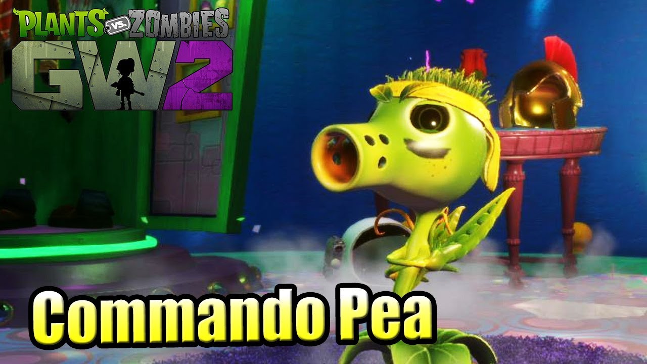 Commando Pea — Plants vs Zombies Garden Warfare 2 PS4 Gameplay ...
