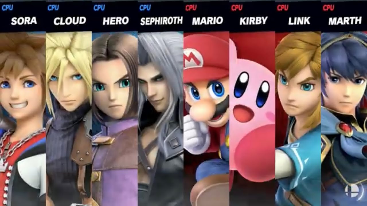 Super Smash Bros. Ultimate - Square Enix vs Nintendo - YouTube