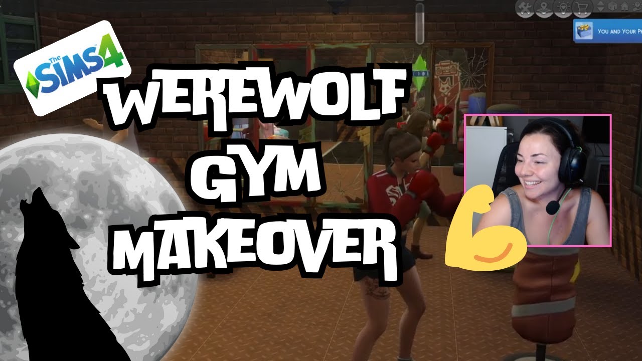 Sims4 Werewolf Gym Makeover - YouTube