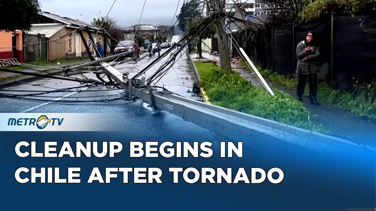 Tornado In Chile Destroys 11 Houses - YouTube
