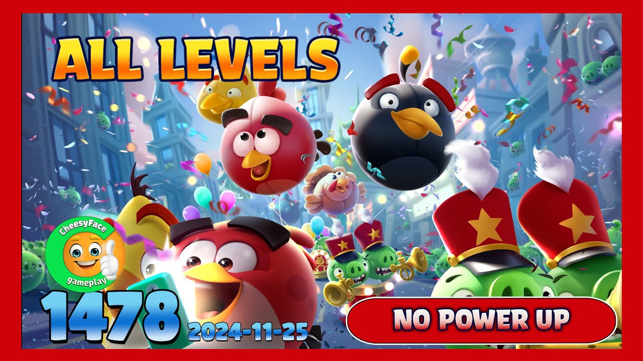 ALL LEVELS - HOW TO GET 3 Stars ANGRY BIRDS FRIENDS TOURNAMENT 1478 ...