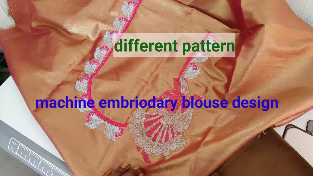 New style embriodary work blouse .👍💦you cannot see the design watch it🤔🤔 - YouTube