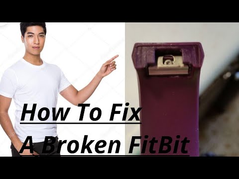 How to fix a broken FitBit - YouTube