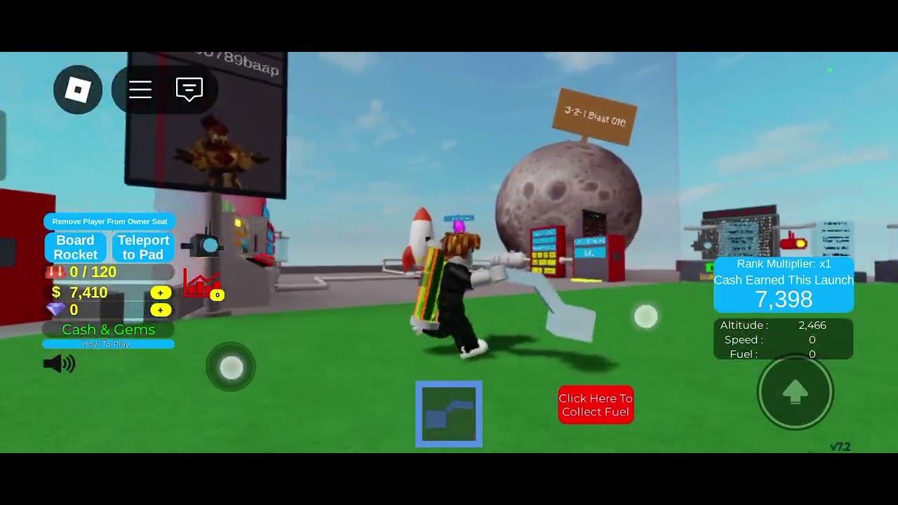 3-2-1 rocket blast simulator - YouTube