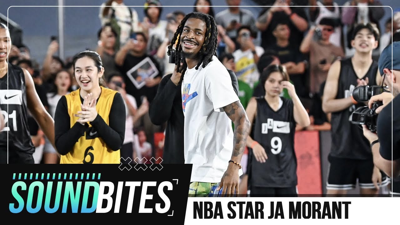Ja Morant rocks Manila with a bang | SOUNDBITES - YouTube