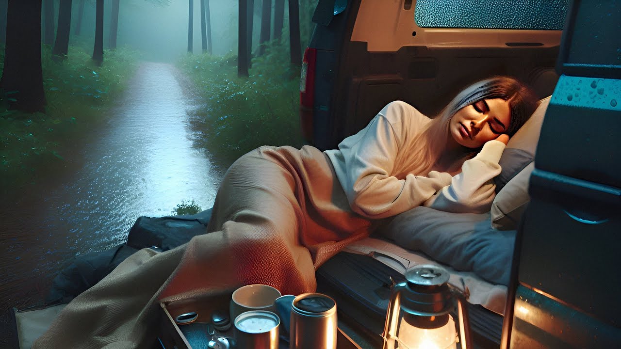 Real Rain Sounds For Sleep - Sleeping in The Forest with The Soothing ...