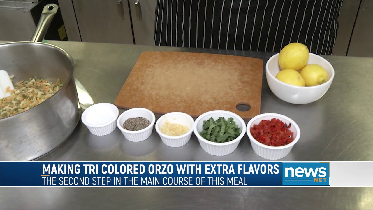 Making Tri Color Orzo - YouTube