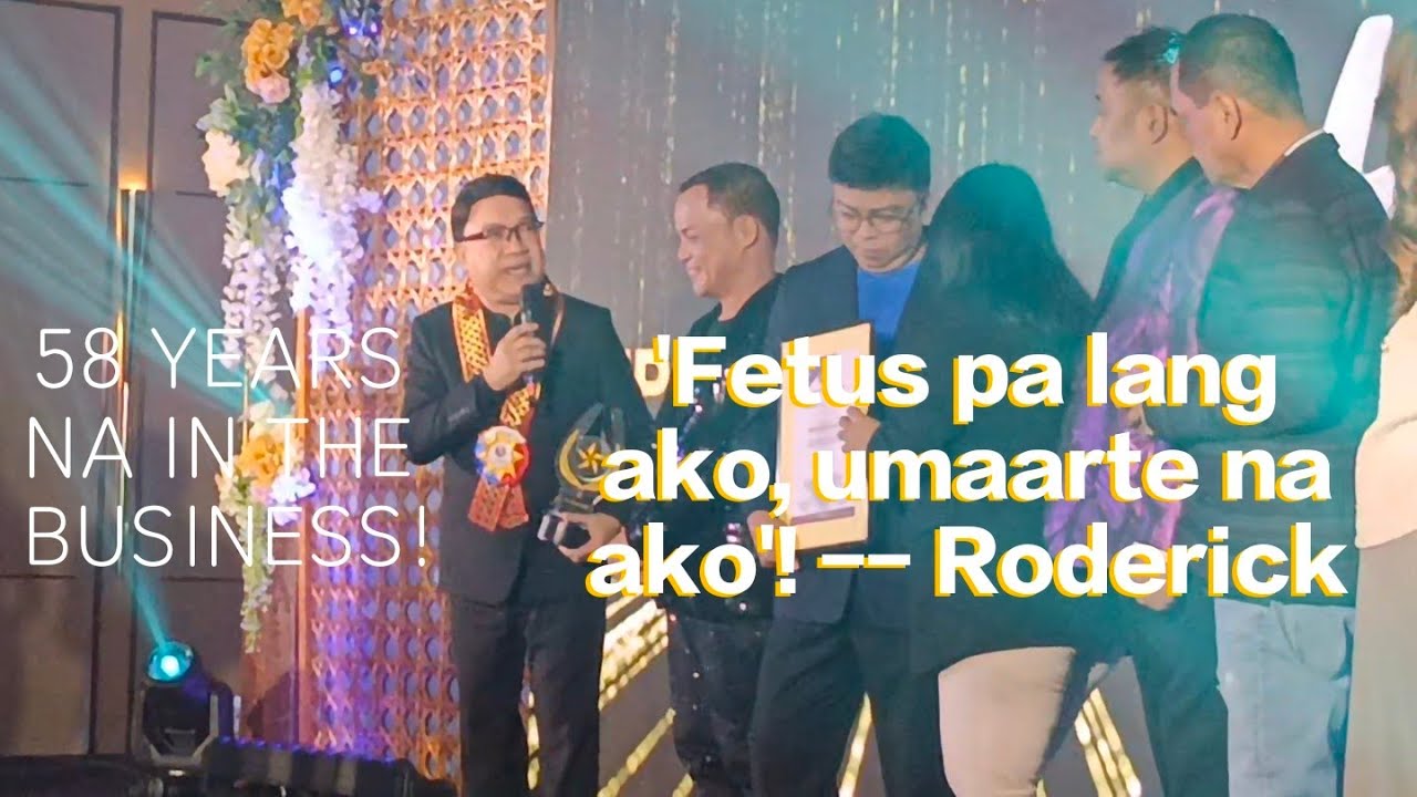 'Nora Aunor Ulirang Artista Lifetime Achievement' Awardee: Mr. Roderick ...