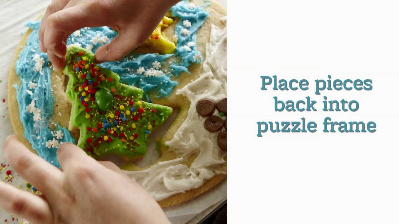 Christmas Cookie Recipes: Holiday Puzzle Cookies - YouTube